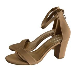 TOP Moda | Shoes | Top Moda Womens Tan High Heel Sandals With Zipper ...
